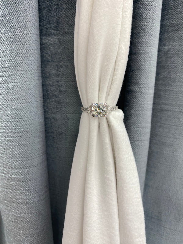 Ruth Three Stone Engagement Ring - Lambert Jewelers