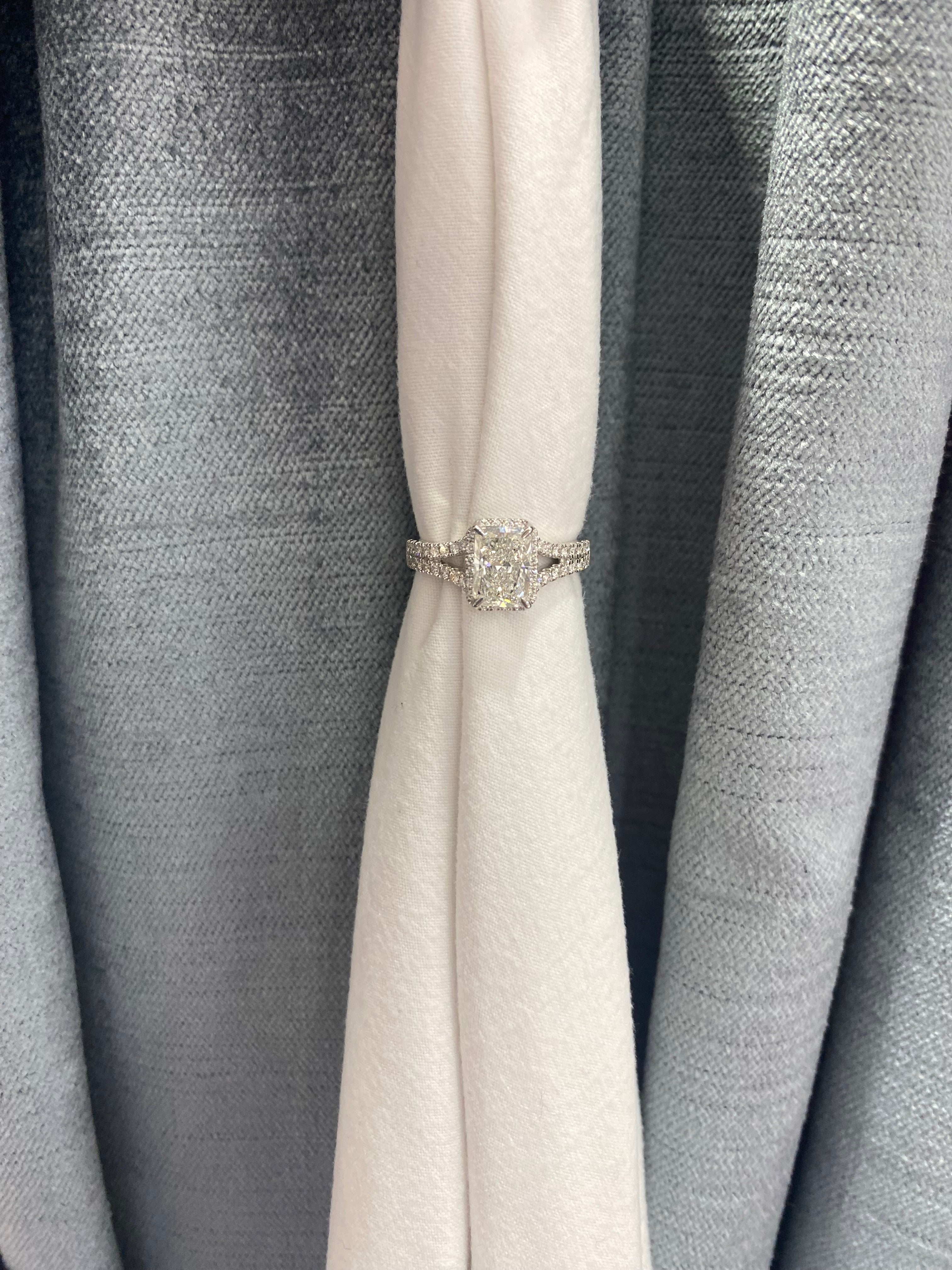 Addie Split Band Engagement Ring - Lambert Jewelers