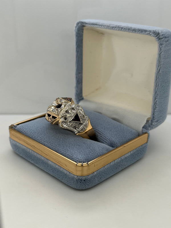 Masonic Ring Semi Mount - Lambert Jewelers